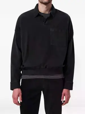 Citizens Of Humanity Rugby Long-sleeve Polo Shirt - Grey
