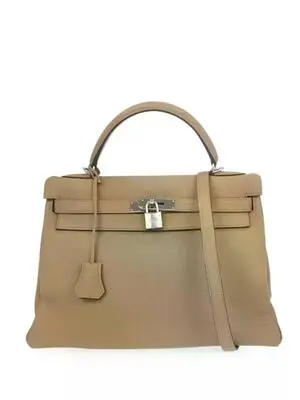 Hermès Kelly 32 Retourne Handbag - Neutrals