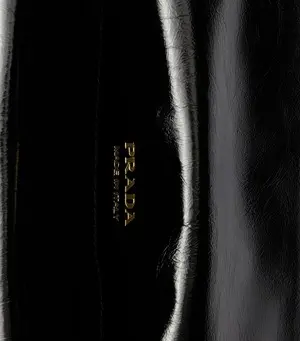 Prada Mini Leather Wallet With Strap