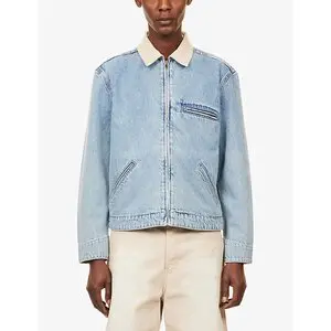 Paige Laughlin Zip-up Denim Jacket - Moby