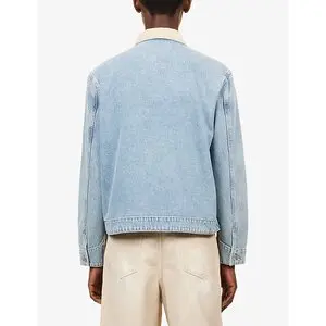 Paige Laughlin Zip-up Denim Jacket - Moby