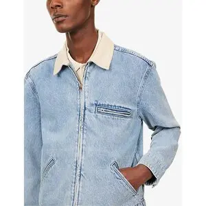 Paige Laughlin Zip-up Denim Jacket - Moby