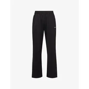 REPRESENT Taped-trim Embroidered Jersey Track Pants