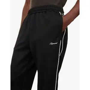 REPRESENT Taped-trim Embroidered Jersey Track Pants