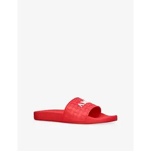 Amiri Ma Quad Rubber Sliders - Red