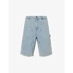 HONOR THE GIFT Novelty Frayed Denim Shorts