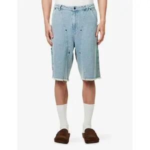 HONOR THE GIFT Novelty Frayed Denim Shorts