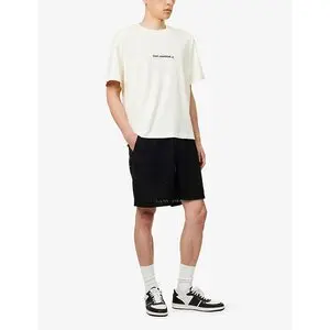 HONOR THE GIFT Don't Overthink It Embroidered Cotton T-shirt