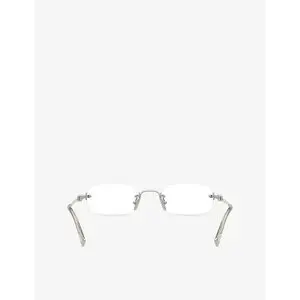 Miu Miu Rectangle-frame Metal Eyeglasses