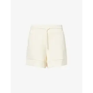 Varley High-rise Jersey Shorts - Pristine