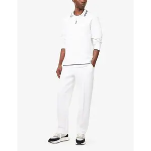 Lacoste Heritage Tennis Quarter-zip Jersey Sweatshirt