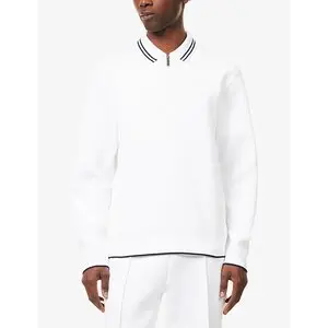 Lacoste Heritage Tennis Quarter-zip Jersey Sweatshirt