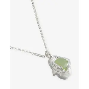 SIMUERO Sterling Prehnite Necklace