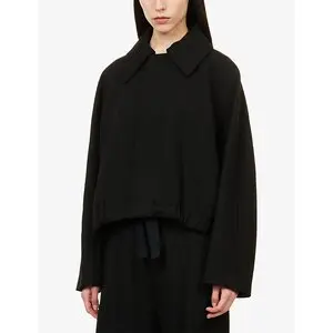 Victoria Beckham Arden Wool Bomber Jacket
