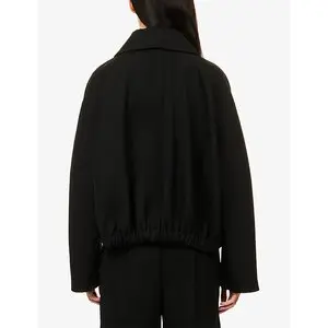 Victoria Beckham Arden Wool Bomber Jacket