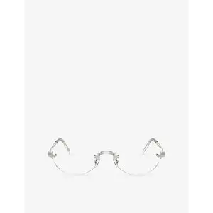 Ray-ban Round Frame Metal Optical Glasses - Silver