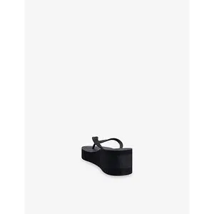 VELOUR High Platform Rubber Flip Flops