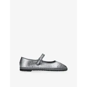 Flabelus Round Toe Flats For Women