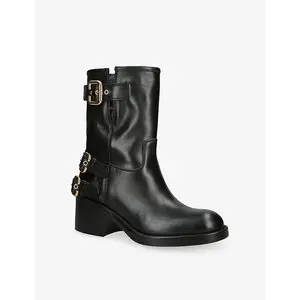 Chloé Dakota Buckled Leather Ankle Boots