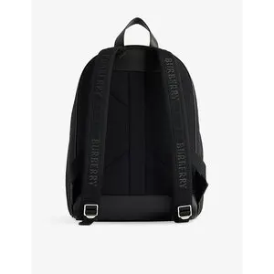 Burberry Logo Print Nylon Backpack