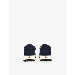 TOD'S Suede Lace-up Trainers - Navy