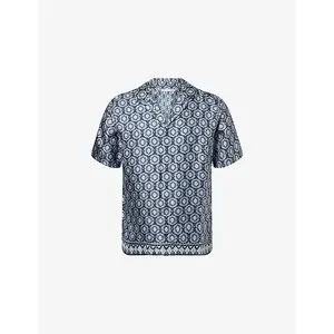 Orlebar Brown Maitan Printed Silk Shirt