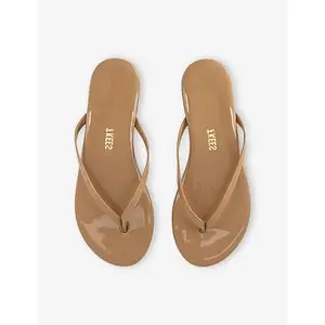 Tkees Lily Nude Foundations Leather Flip-flops - Cocobutter Gloss