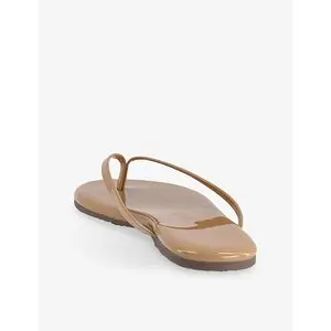 Tkees Lily Nude Foundations Leather Flip-flops - Cocobutter Gloss