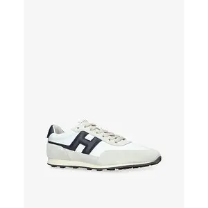 Hogan H699 Suede And Leather Trainers