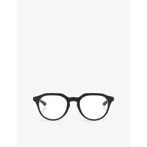 Gucci Round-frame Acetate Eyeglasses - Black