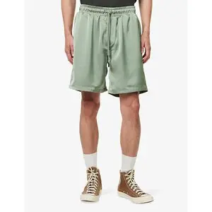 HONOR THE GIFT Drawstring Relaxed-fit Satin Shorts