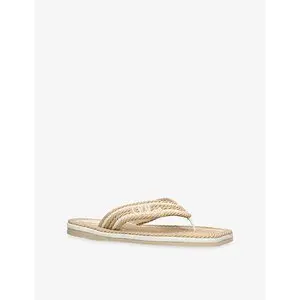 Chloé Logo Woven Sandals
