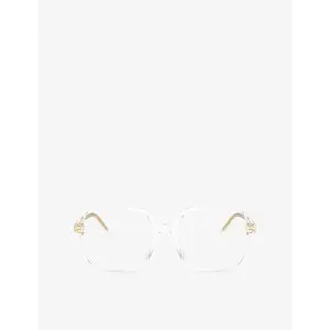 Dolce & Gabbana Square Frame Acetate Eyeglasses - Clear