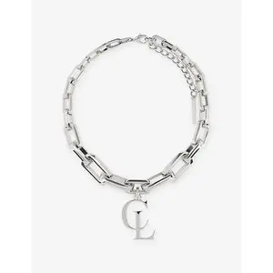 CHRISTIAN LOUBOUTIN Toned Metal Chain Necklace - Silver