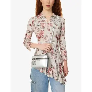 Marc Jacobs Scene Vanity Leather Top Handle Bag - Silver