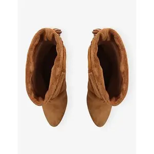 Isabel Marant Étoile Dalby Suede Heeled Boots - Camel