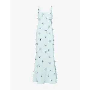 Simkhai Briella Embellished Woven Gown