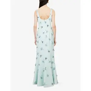 Simkhai Briella Embellished Woven Gown