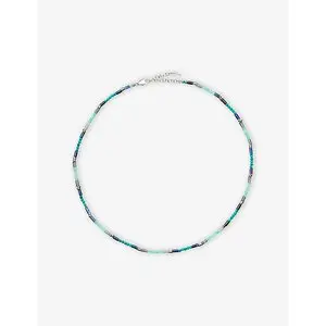 MISSOMA Gemstone Beaded Choker In 18ct Yellow Gold-plated Brass - Silver