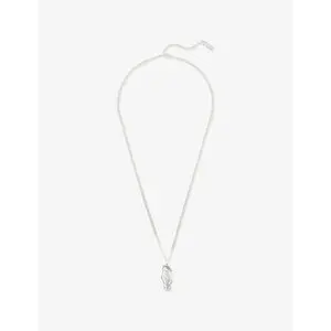 SIMUERO Sterling Abstract Pendant Necklace - Silver