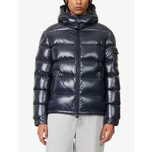 Moncler Maya Padded Down Jacket - Navy