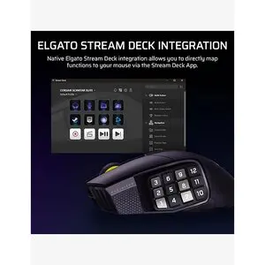 CORSAIR Scimitar Elite Wireless Se Mmo Gaming Mouse