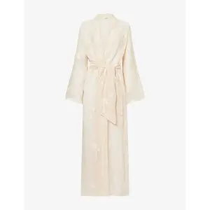 Johanna Ortiz Palm Soul Cotton Kimono - Ecru