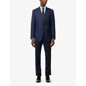 TOM FORD Shelton Single-breasted Wool Suit - Navy