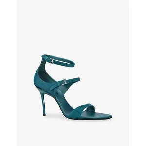 Alaïa Azzedine Drop Strappy Suede High Heel Sandals
