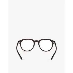Gucci Round Frame Acetate Eyeglasses