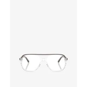 Ray-ban Rb5698 Square-frame Acetate Eyeglasses - Grey