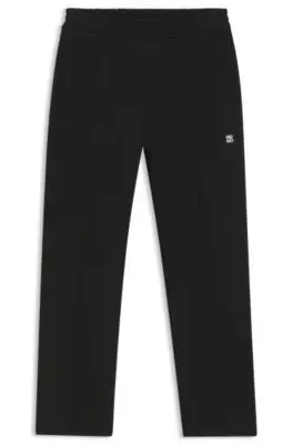 Hugo Relaxed-fit Sweatpants In A Structured Cotton Blend