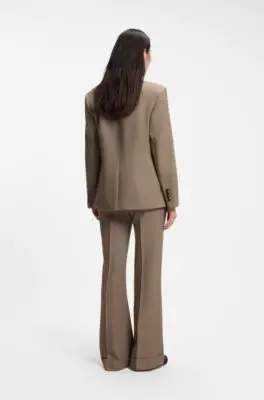BOSS Slim-fit Blazer In Gabardine Twill
