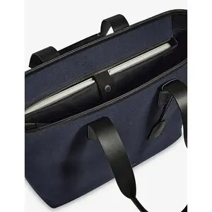 ANTLER Heritage Leather And Canvas Tote Bag